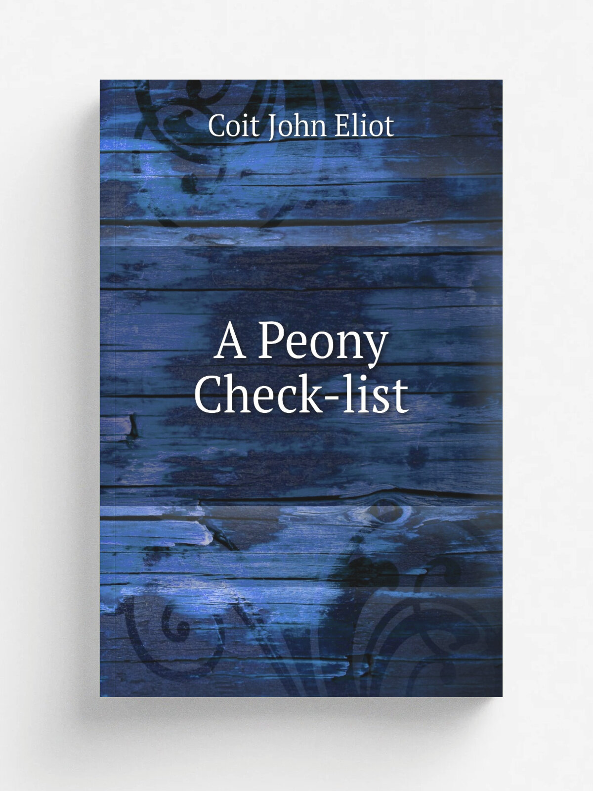 A Peony Check-list