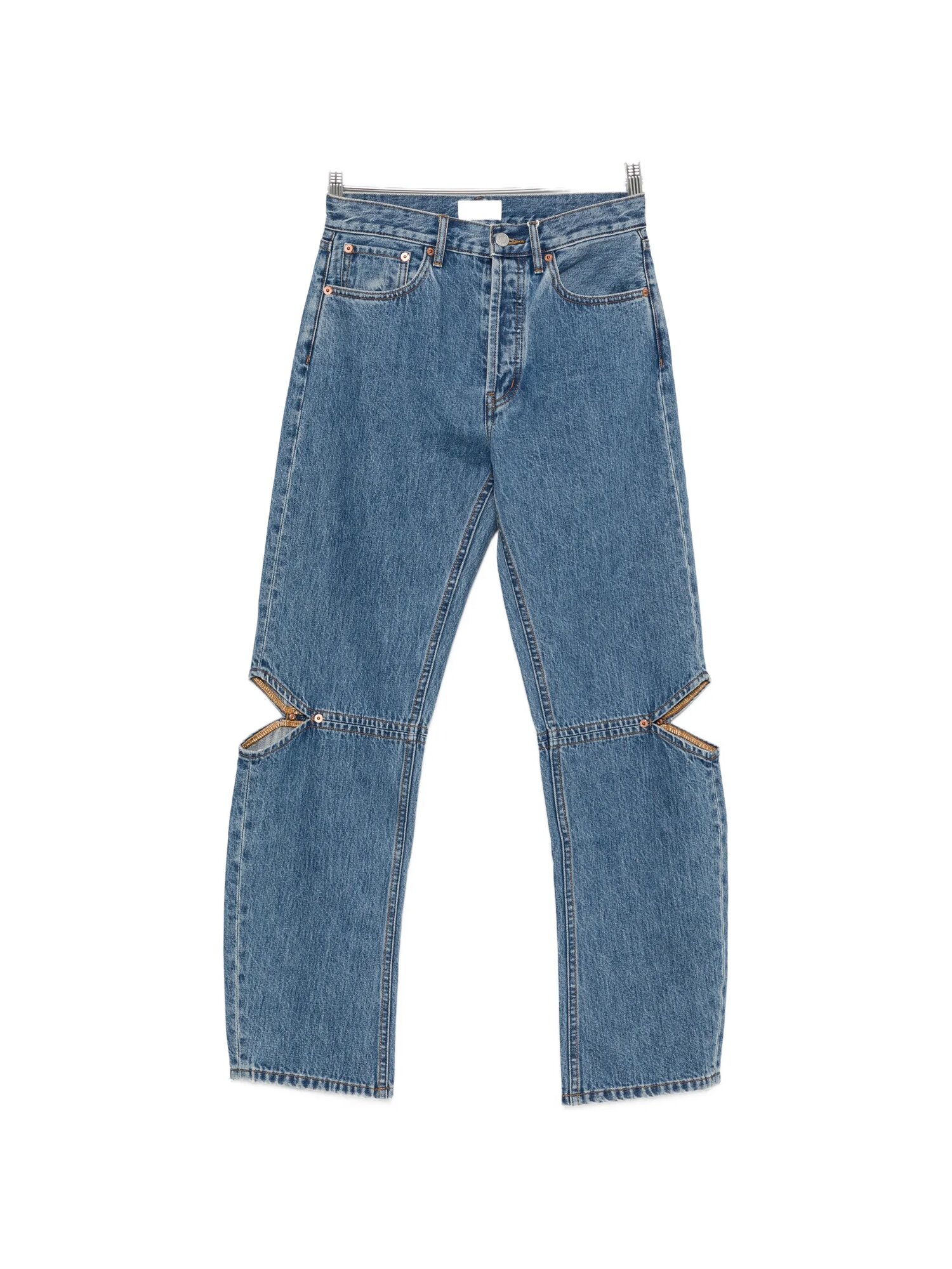 Джинсы Cut-out straight-leg jeans 