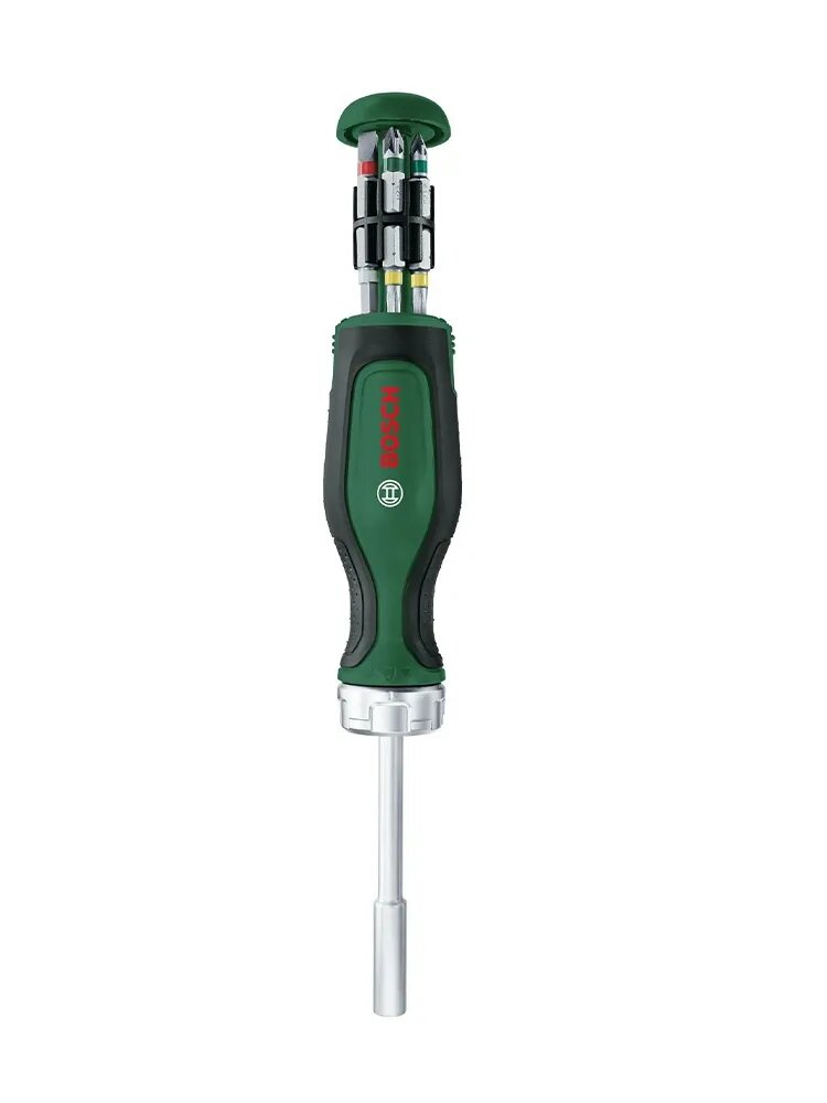 Bosch Home And Garden Трещоточный шуруповерт с магазином бит, 12 шт. 1600A027PP