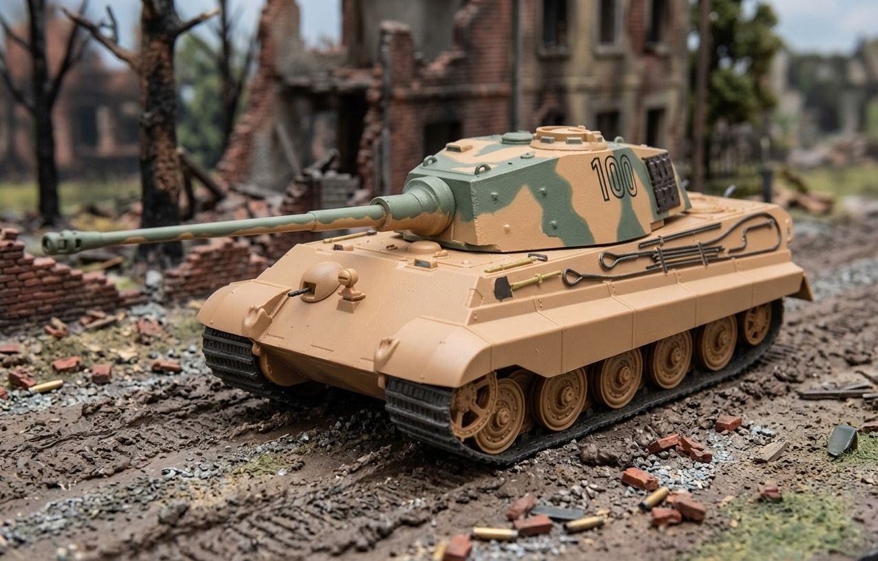 Масштабная модель 1/72 танк PzKpfw VI Tiger II