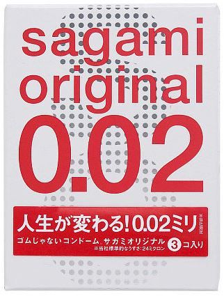 Презервативы Sagami Original 002 полиуретановые, 3шт.