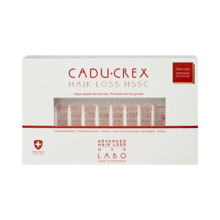 Crescina Ампулы для мужчин при прогрессирующем выпадении волос CADU-CREX HSSC Advanced 20 ампул 20 ампул