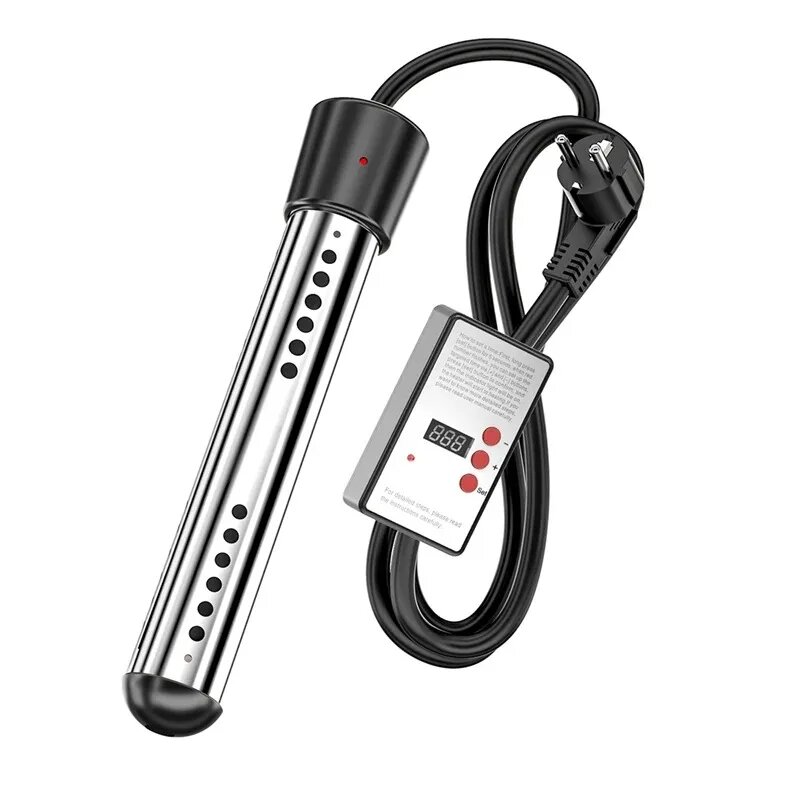 Водонагреватель электрический 2000/3000 Вт, Black, 220V EU