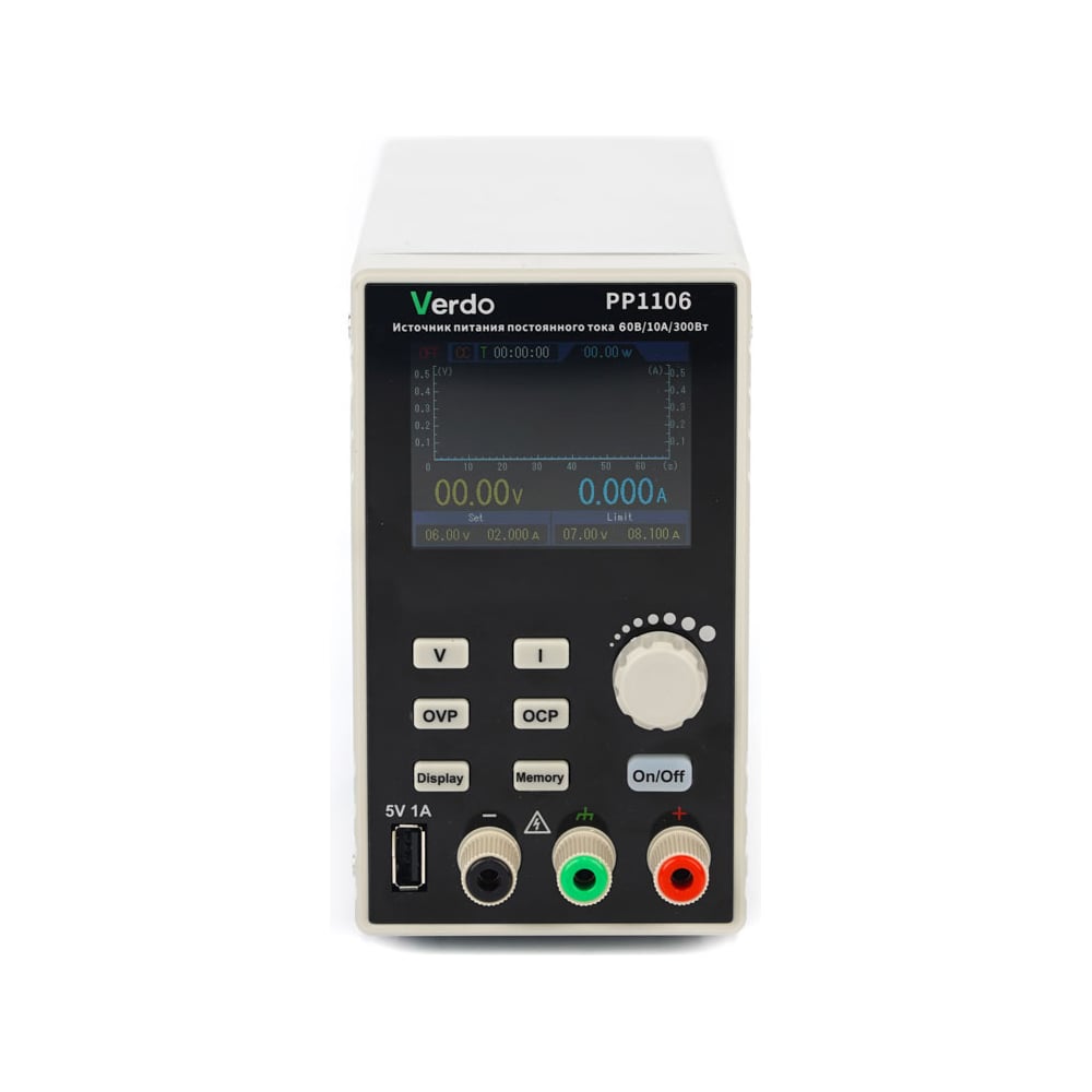 Источник питания VERDO PP1106 60 В, 10А, 300 Вт PP110600