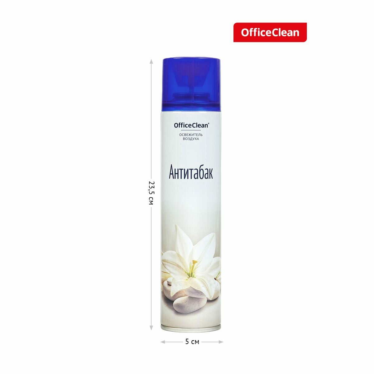 Освежитель воздуха аэрозольный OfficeClean "Антитабак", 300мл (258827)