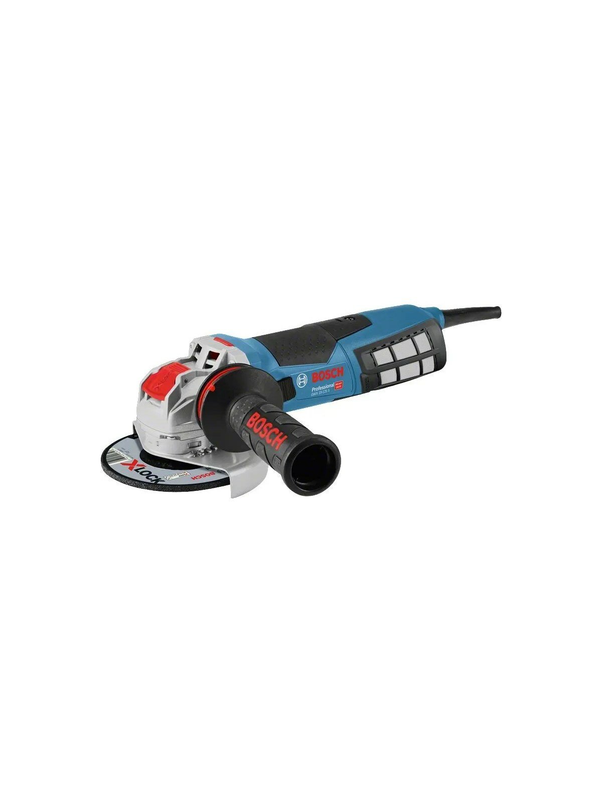 Болгарка электрическая Bosch GWX 19-125 S, с регулировкой оборотов X-LOCK, 1900Вт, 125 мм, 06017C8002