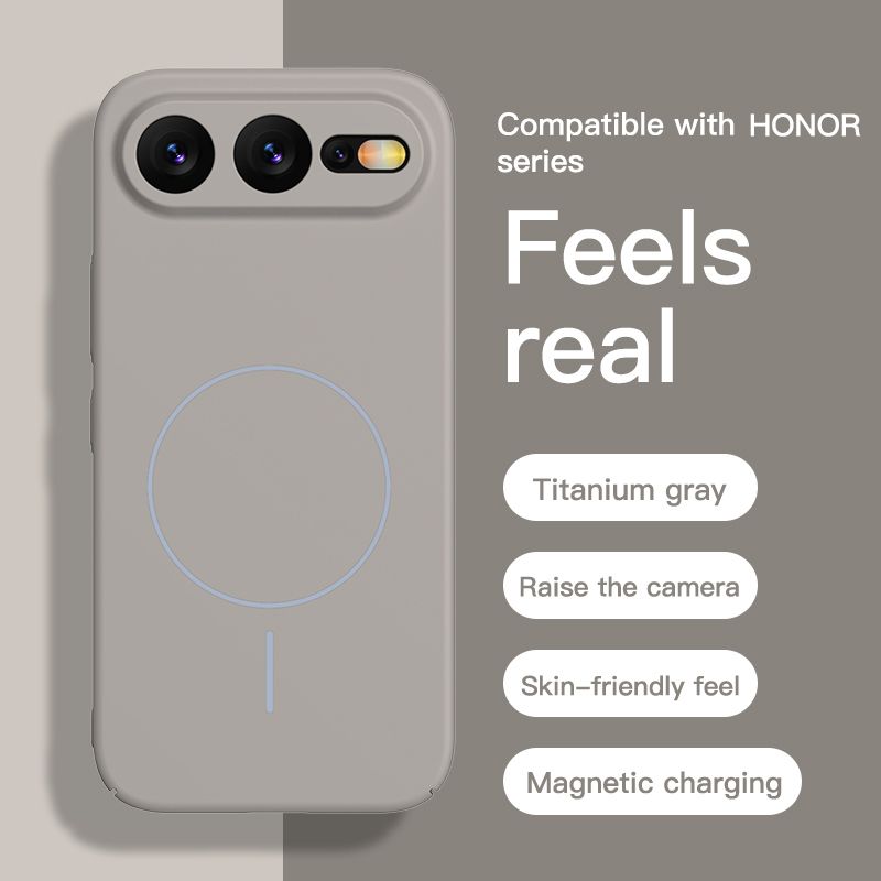Магнитный Чехол для Honor 600 / Хонор 600, эффект натуральной кожи, ПК, противоударный, защита от падений