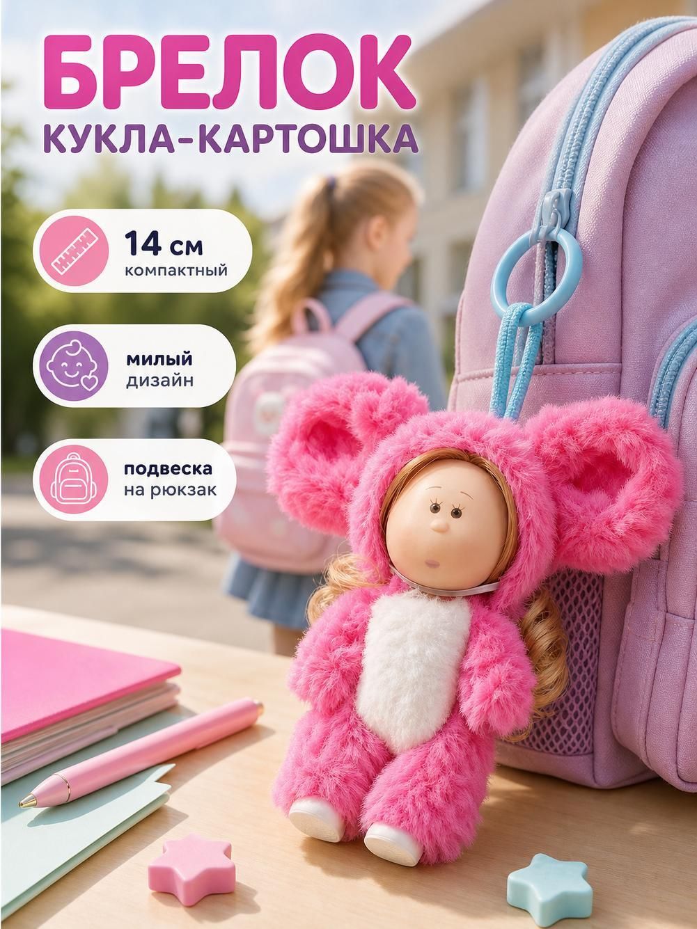 Кукла-картошка 14 см мягкая игрушка подарок для девочек