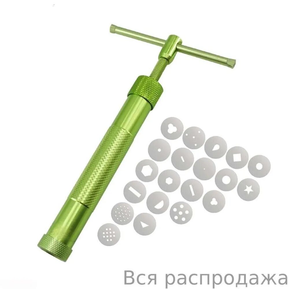 Экструдер для глины с 20 насадками