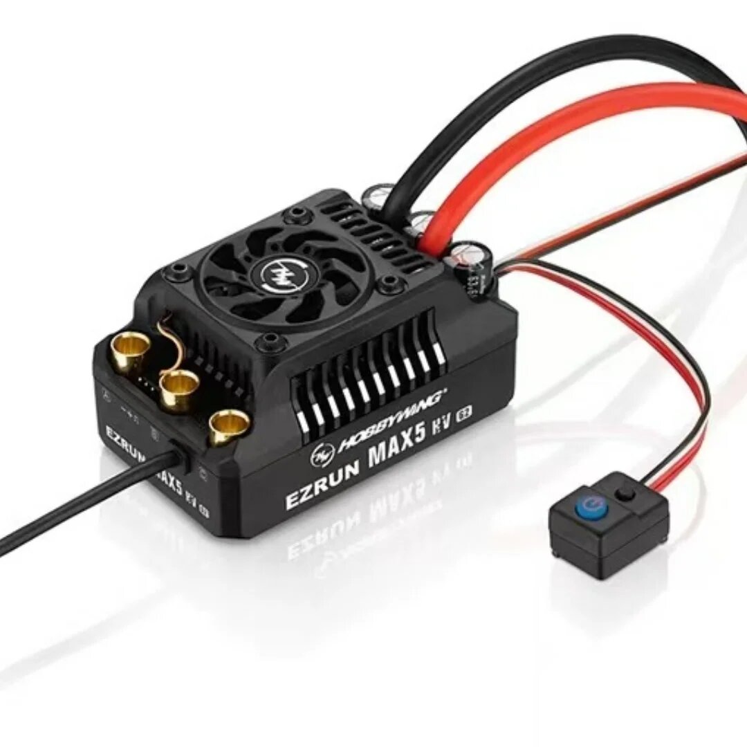 Комплект Hobbywing EzRun MAX5 HV G2 ESC с мотором 56118 SD G2, 12S, коллекторный, с датчиком Холла