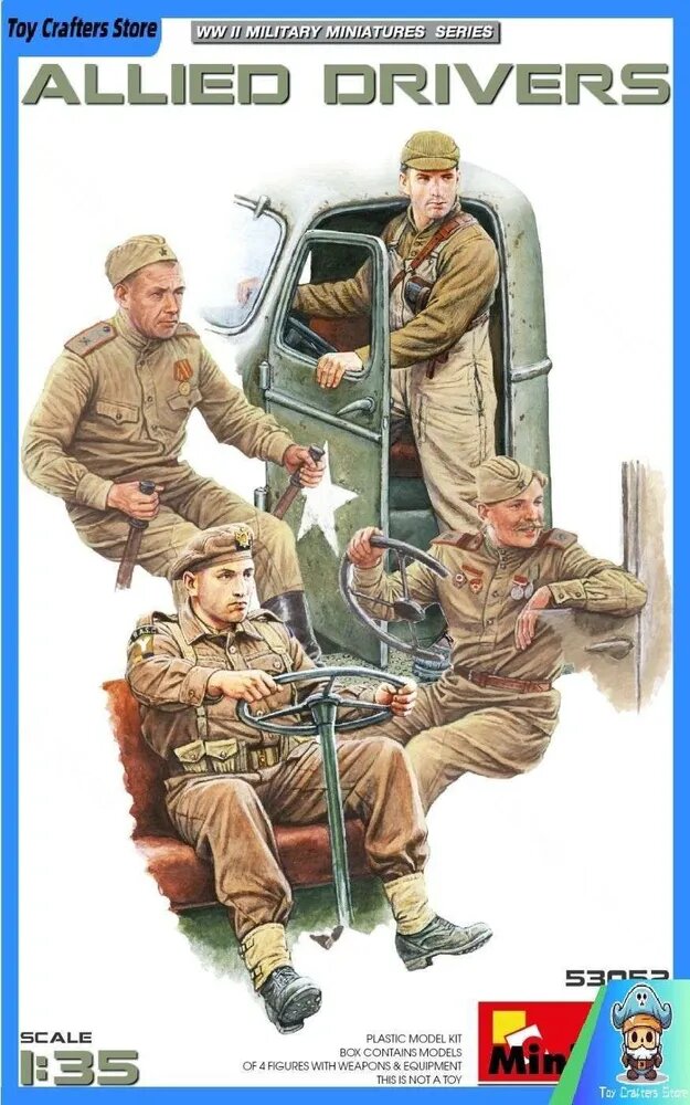 Эксклюзивная сборная модель пилота союзников 1 35 от MiniArt 53052 эпохи Второй мировой