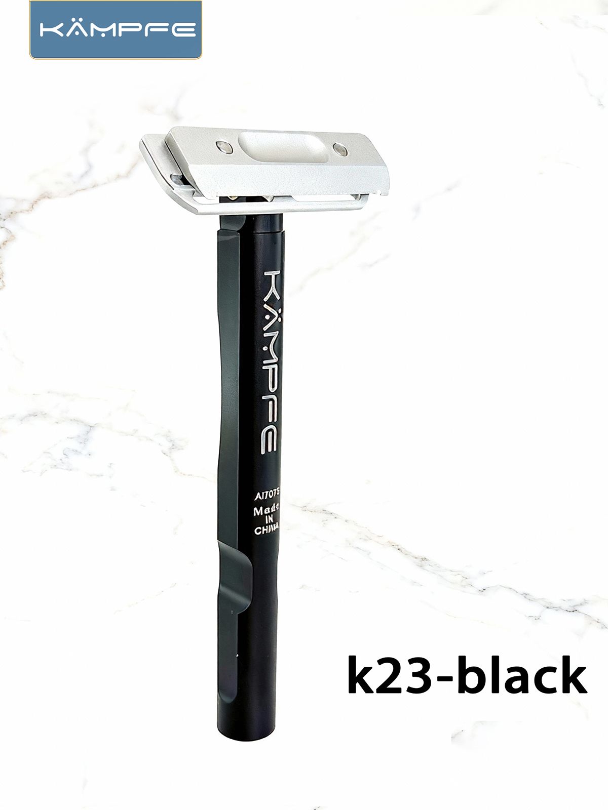 Бритва KAMPFE K23 мужская однолезвийная алюминиевая