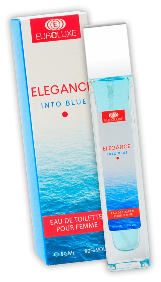 Женская туалетная вода Евролюкс Элеганс Инту Блю 50 мл - Elegance Into Blue