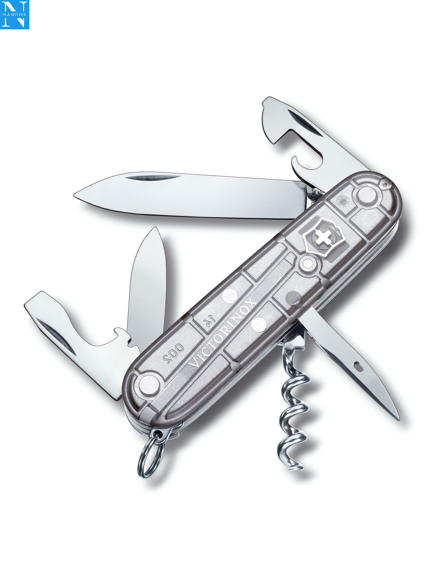 Нож перочинный VICTORINOX Spartan 1.3603. T7 SilverTech, 12 функций, серебристый