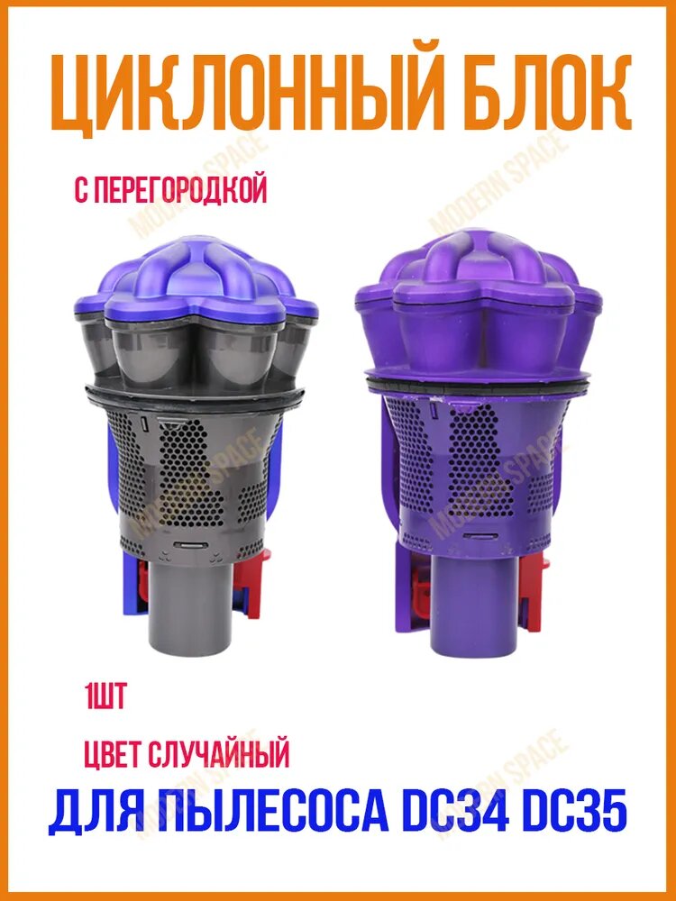 Циклонный блок с перегородкой для пылесоса Dyson DC34 DC35