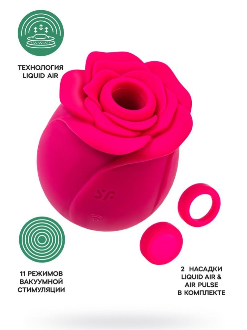 Satisfyer Pro 2 Classic Blossom, вакуумный стимулятор клитора с вибрацией, розовый