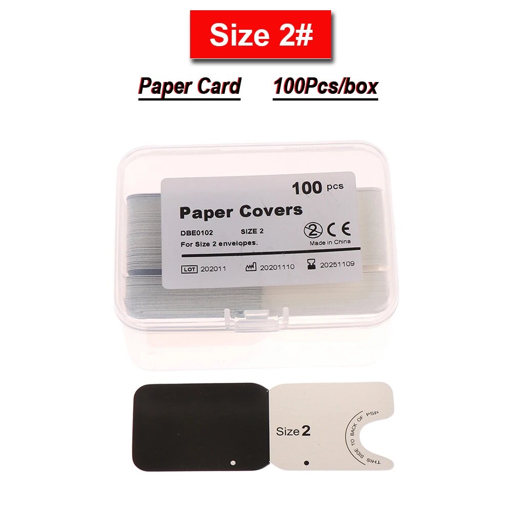 100шт. Paper Card Size 2