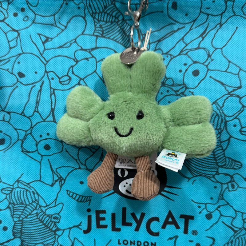 Плюшевый брелок Jellycat Clover для сумки, подвеска, игрушка, подарок без пылевого мешка - 1 шт