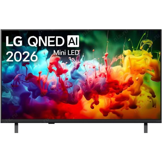 55" Mini-LED ЖК телевизор LG 55QNED70B6C (3840x2160, HDMI, LAN, WiFi, BT, USB, DVB-T2, SmartTV)