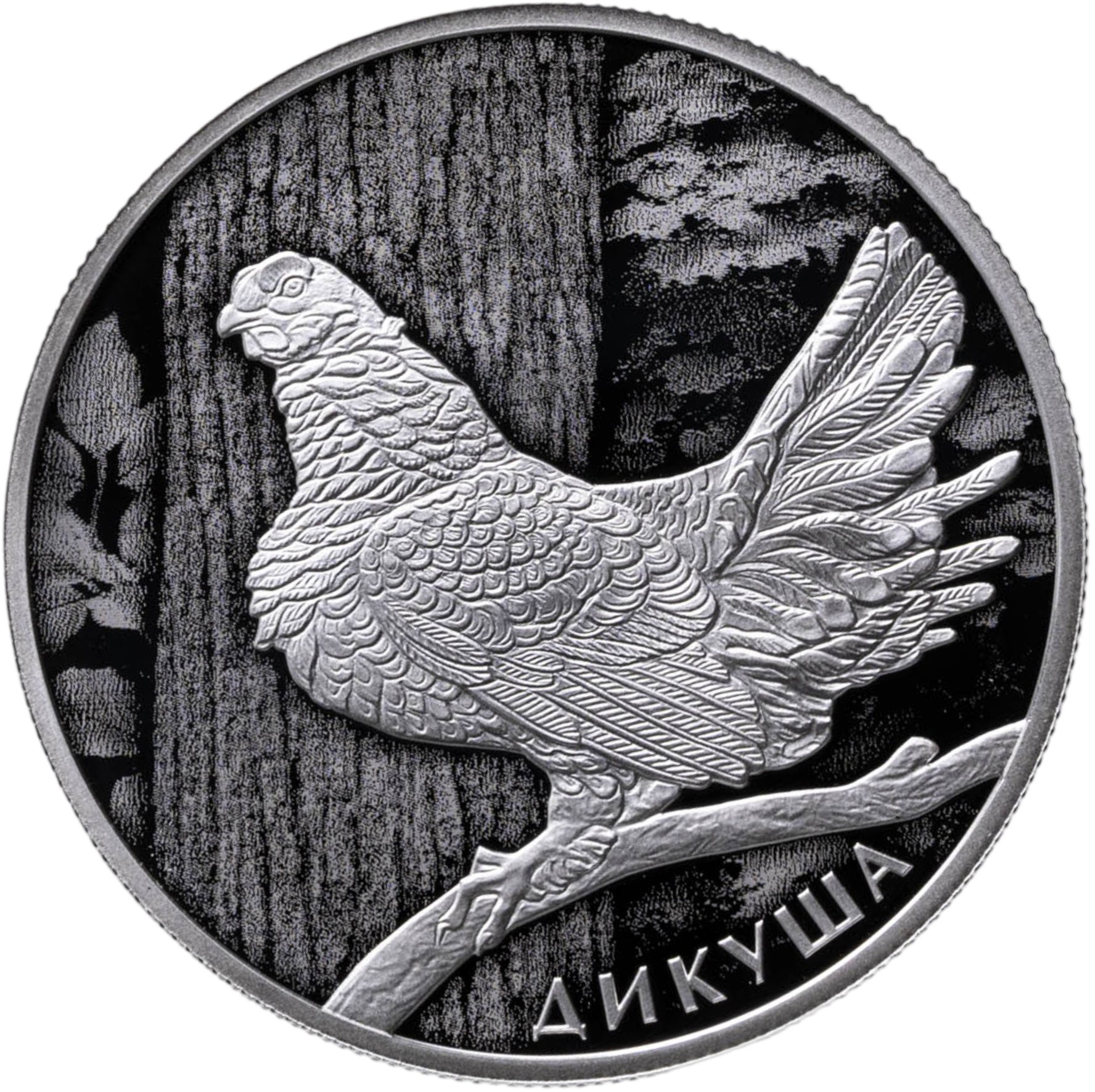 2 рубля 2024 СПМД "Дикуша", Серебро 925, в сохранности Proof
