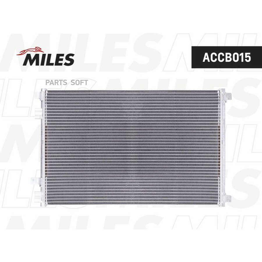 Радиатор кондиционера RENAULT MEGANE 1.4-2.0/1.5-1.9D 02- MILES ACCB015 | цена за 1 шт