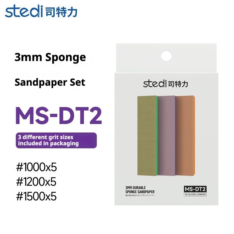Набор наждачной бумаги Stedi MS-DT/MS-AT для моделирования Gundam