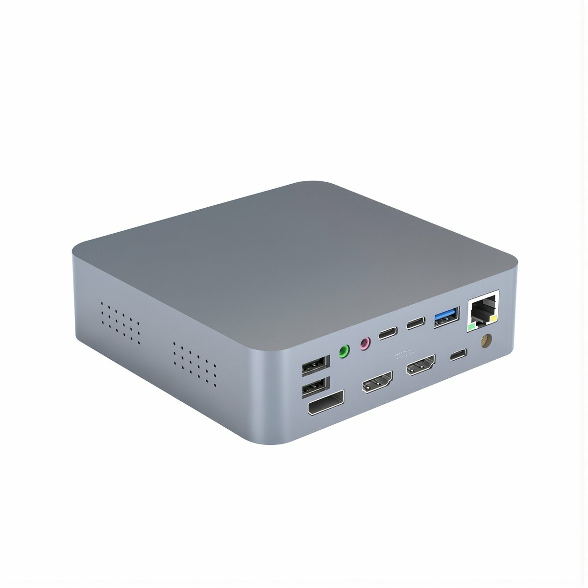 Док станция 19 в 1 для ноутбуков интерфейс Type-C 4K видео HDMI DP PD 60 Вт гигабитная сеть совместима с М1