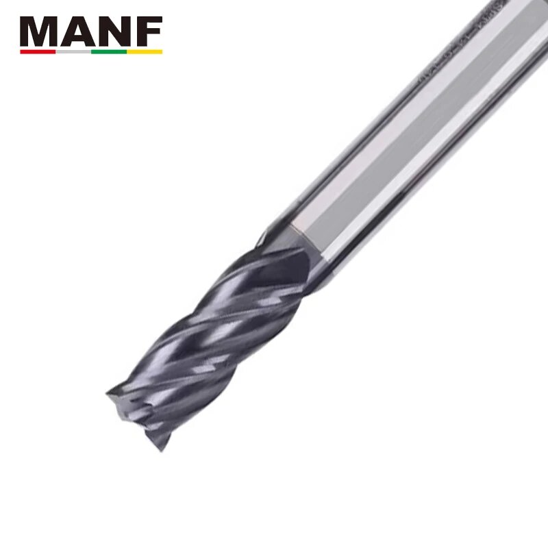 MANF Фрезы из карбида вольфрама 4/6/8/10 мм 4.0x4Dx4Tx50L