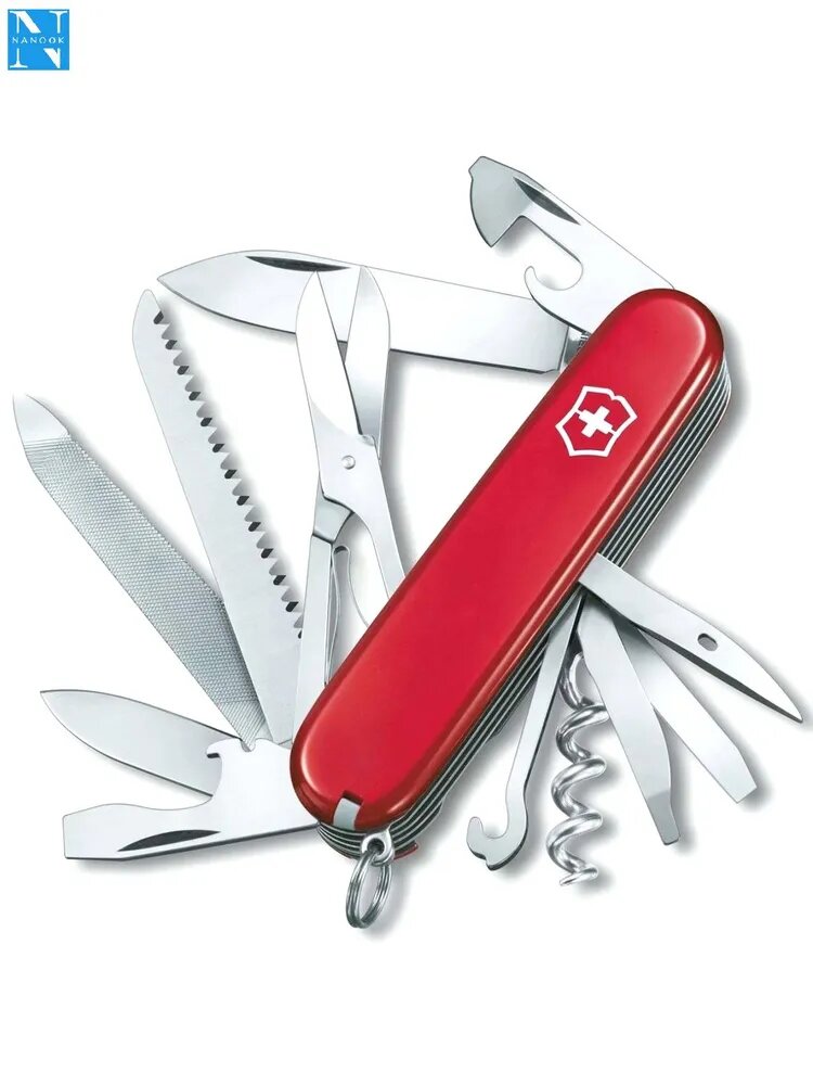 Нож перочинный VICTORINOX Ranger 1.3763, 91 мм, 21 функция, красный