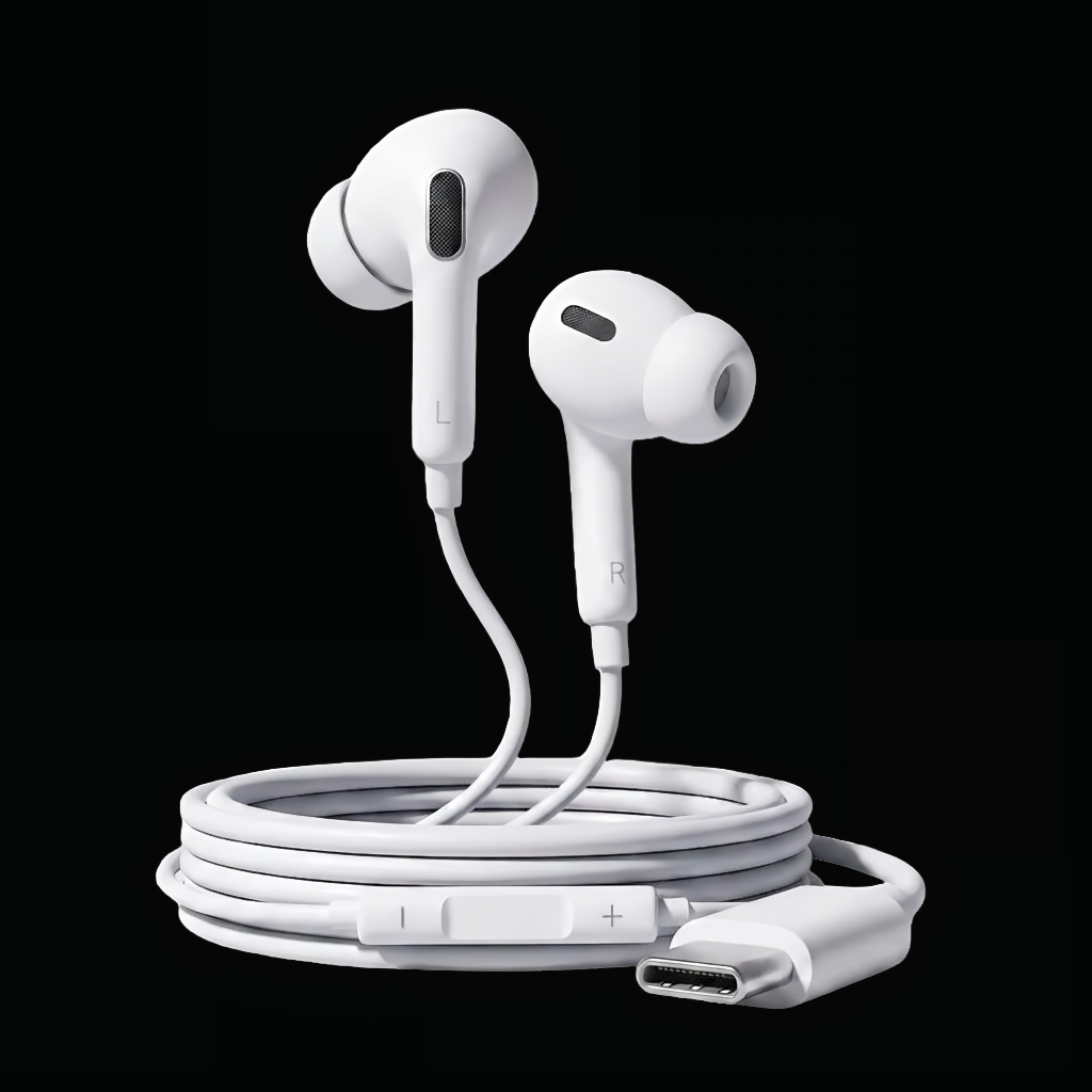 Проводные наушники с амбушюрами для iPhone, iPad, MacBook и других устройств iOS