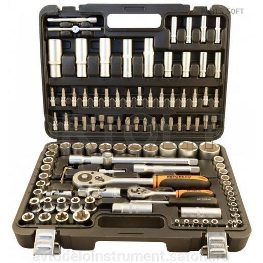 Набор инструмента 108 пр. 1/2" 1/4" 6 гр. АвтоДело автодело 39818 | цена за 1 шт