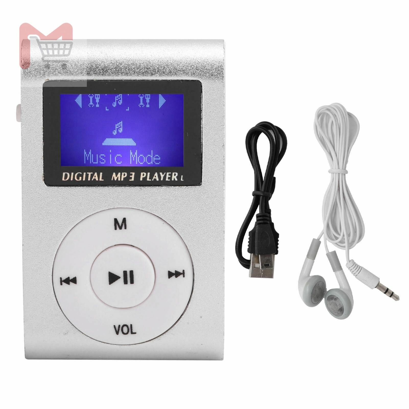 MP3-плеер, серебристый цифровой