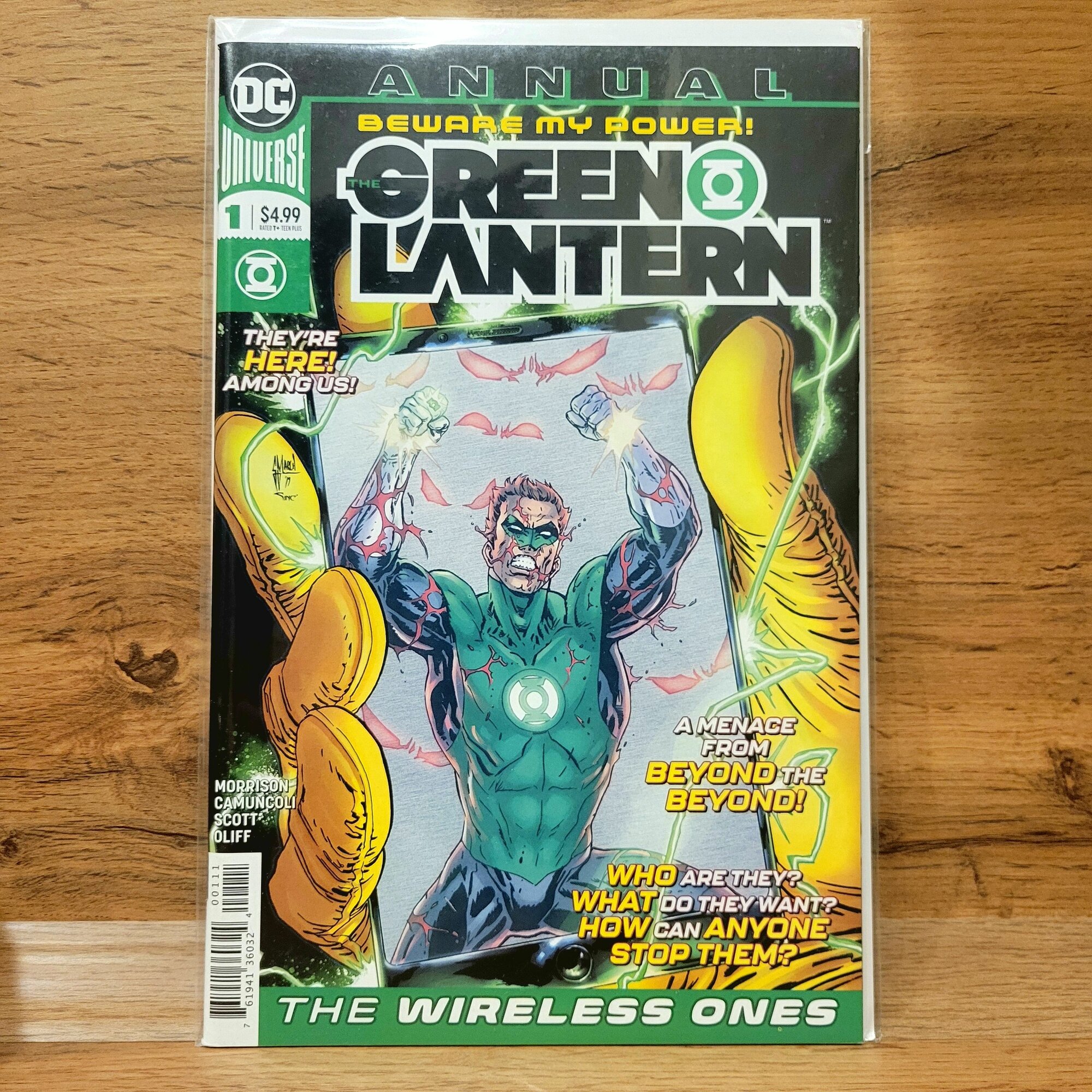 Green Lantern Annual #1. Оригинальный Комикс (сингл) на английском языке.