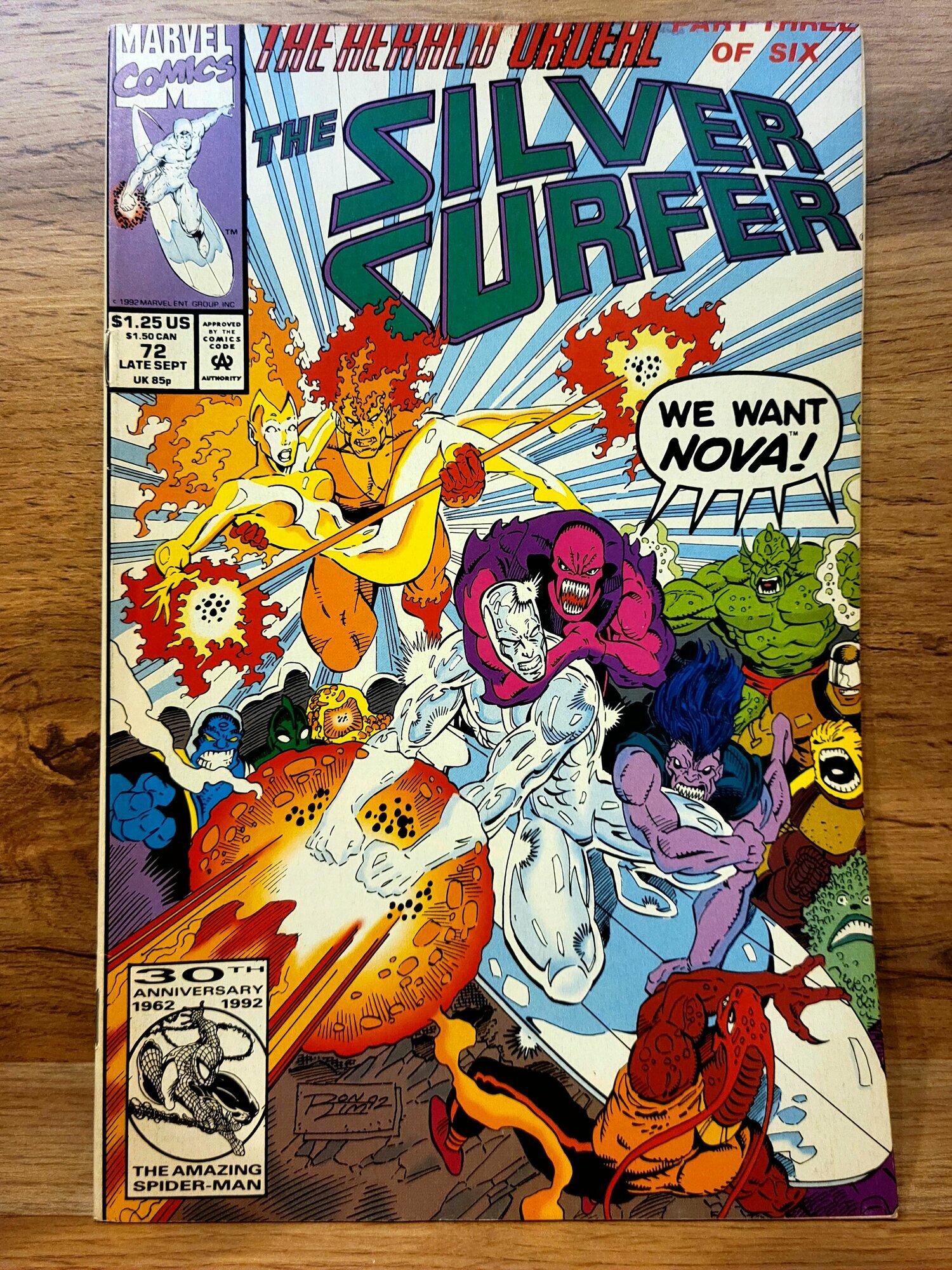 Ретро Комикс Silver Surfer #72. 1992 Год. Оригинал!