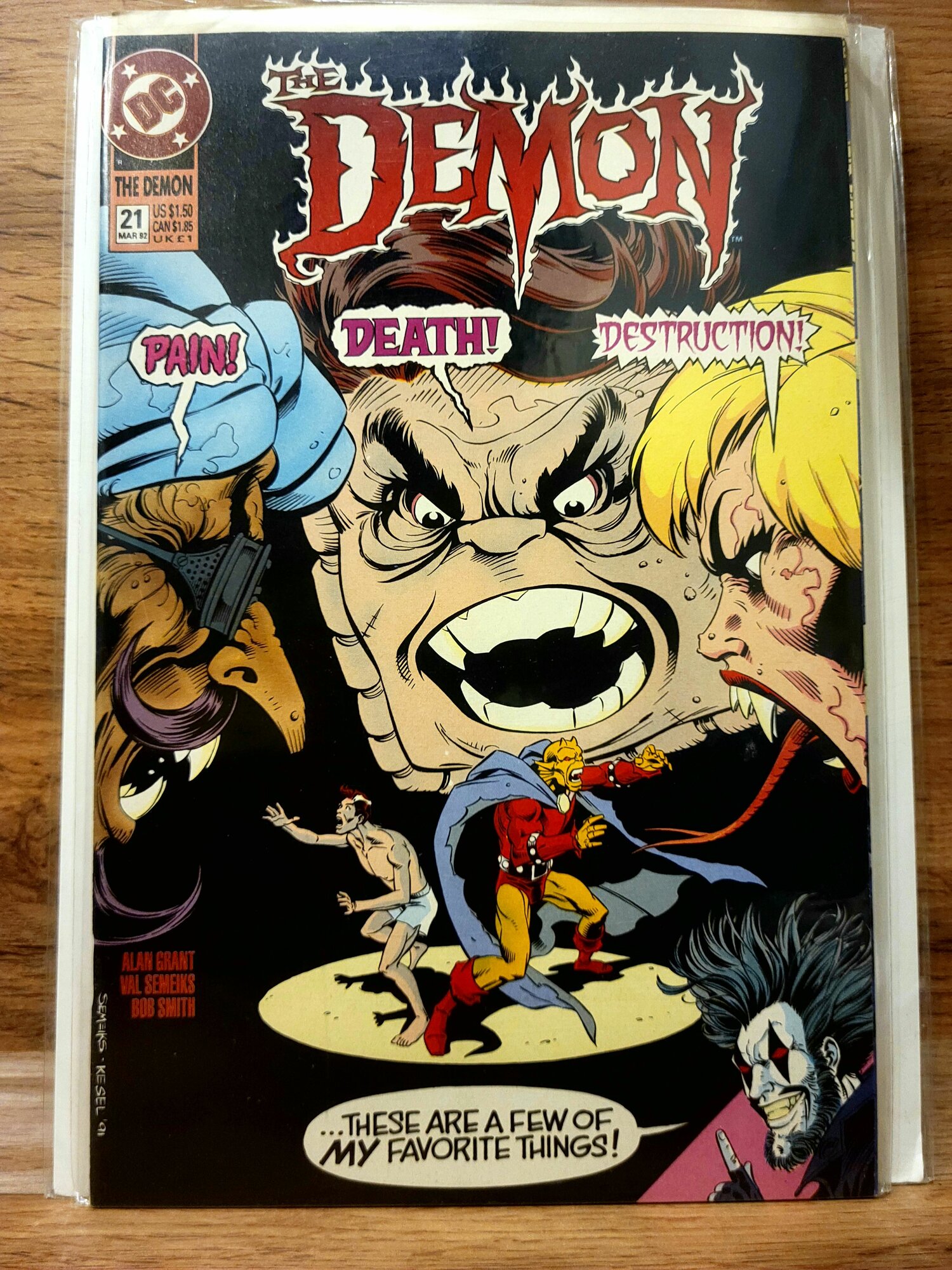 Ретро Комикс Demon #21. 1992 Год. Оригинал!