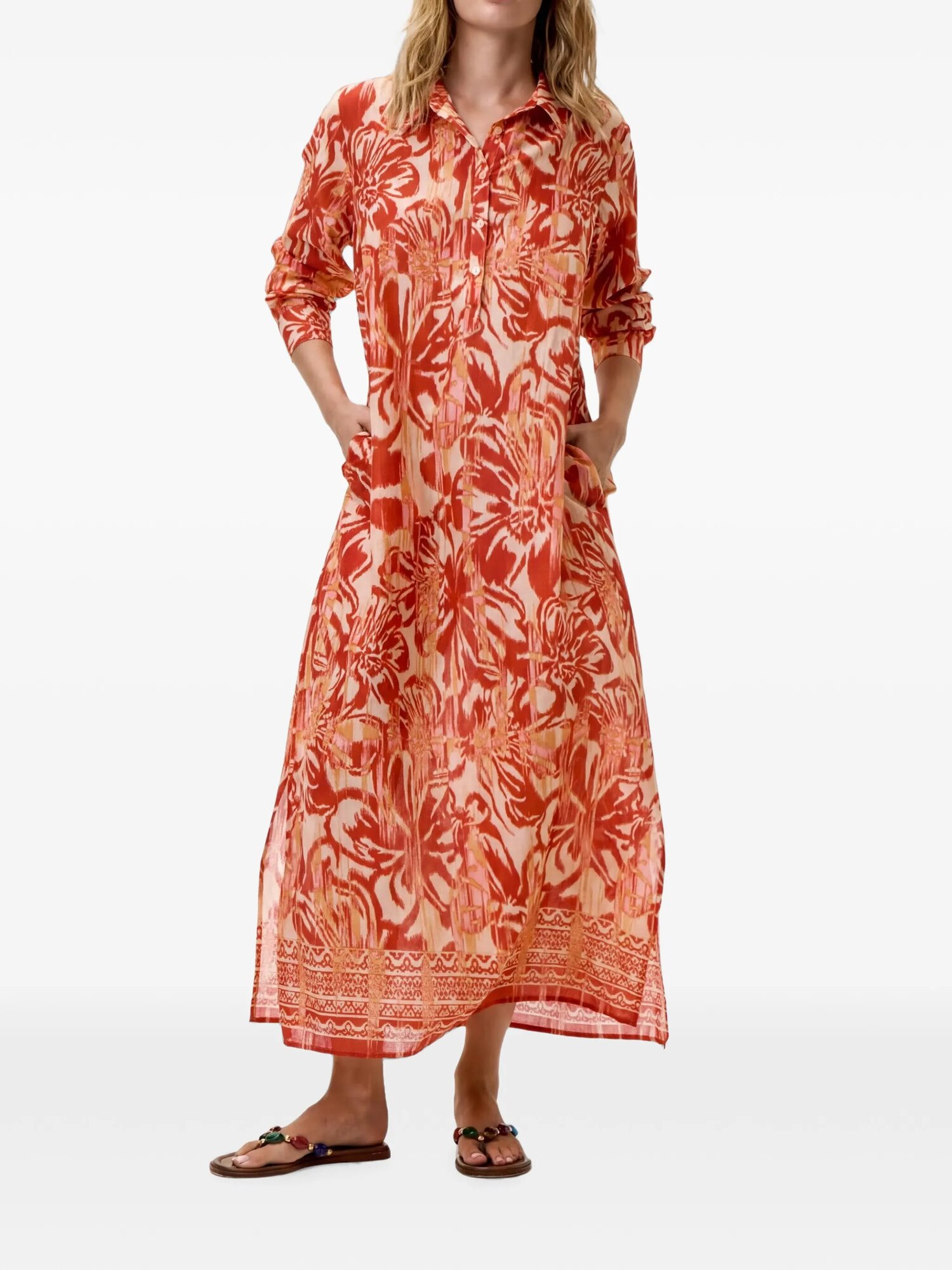 Платье Gilli floral-print maxi dress