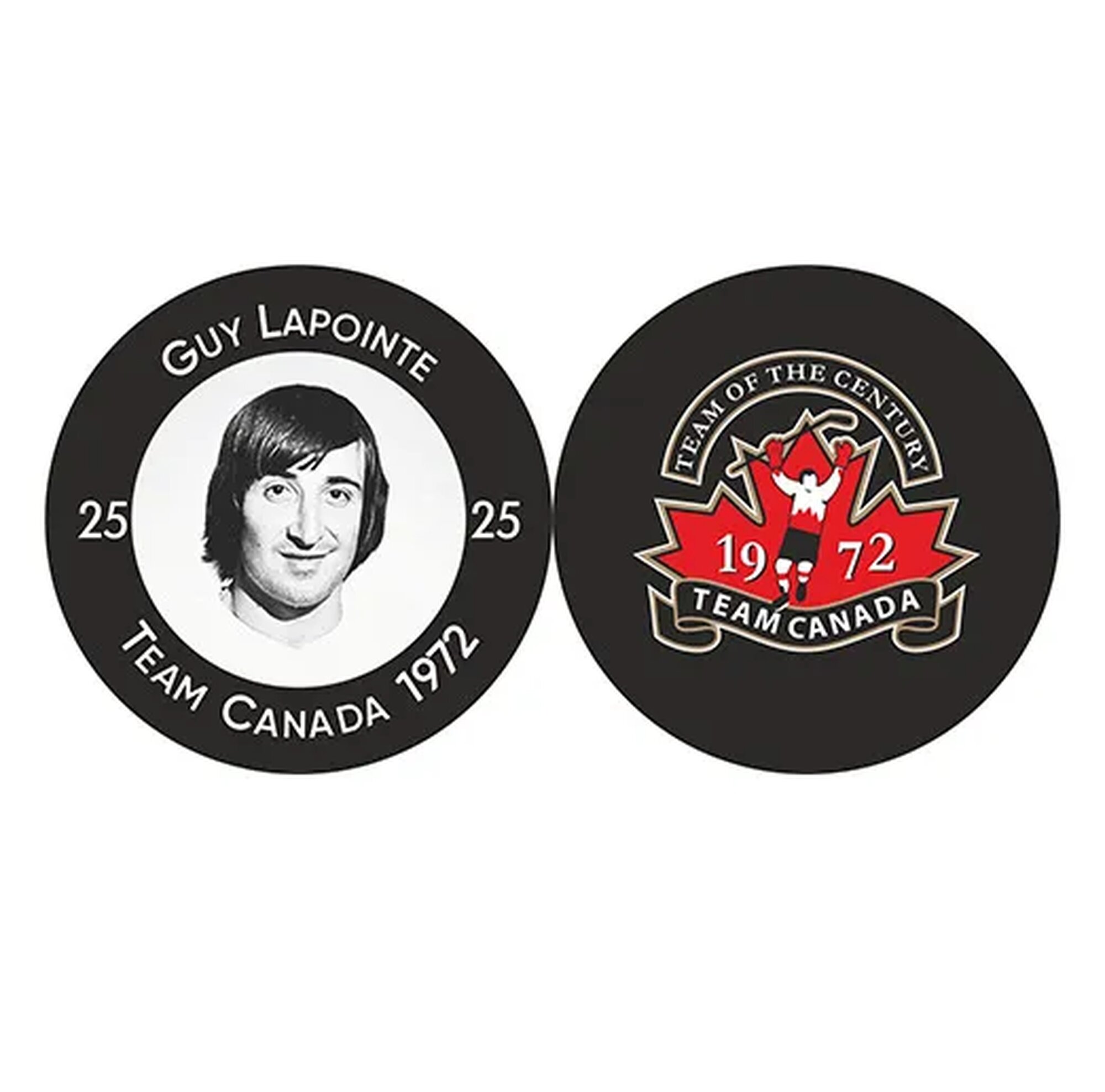 Шайба Rubena Team Canada-USSR 1972 LAPOINTE 2-ст, цвет черный
