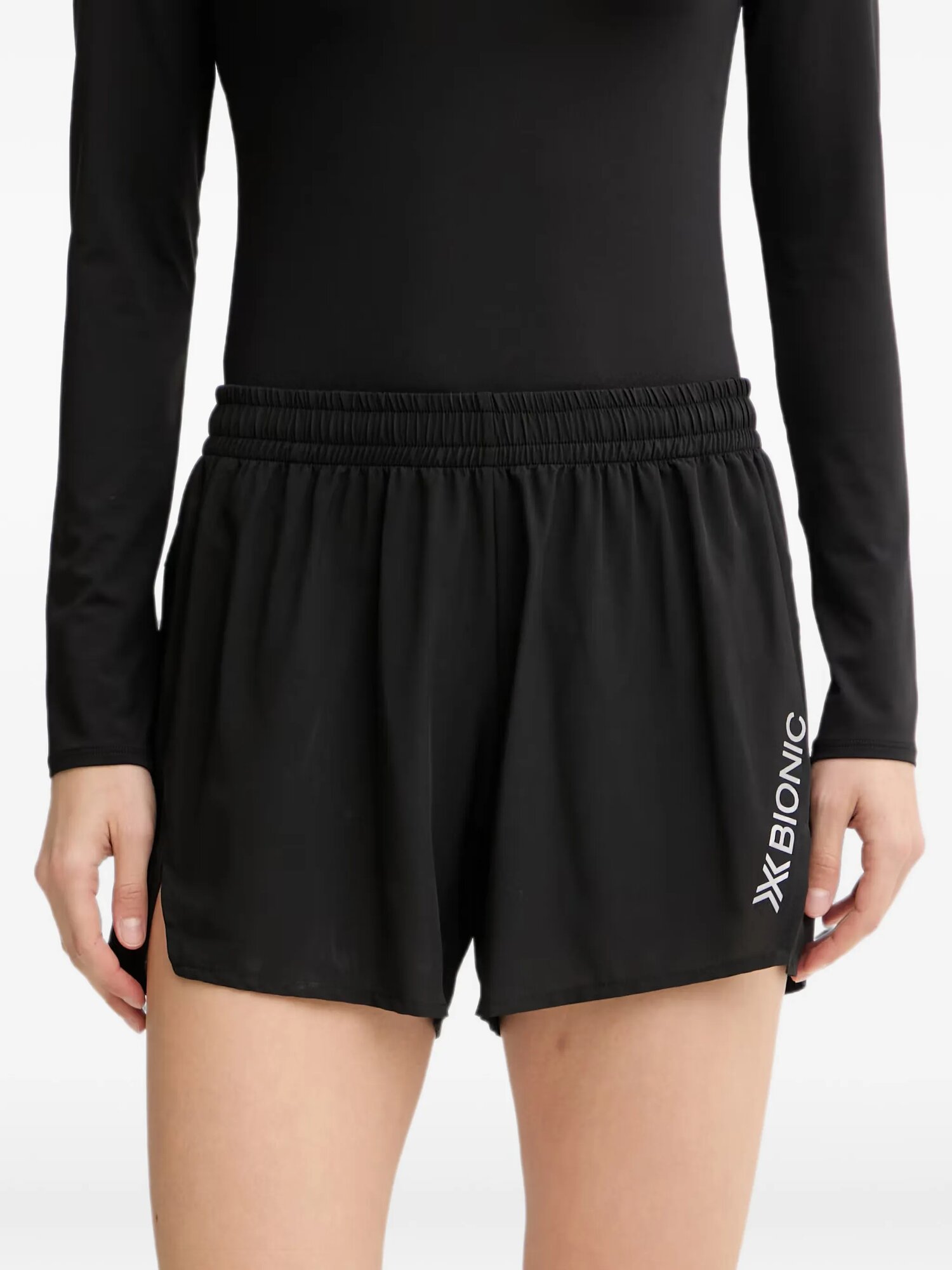 Шорты X-bionic Logo-print elasticated shorts, размер 44 — фото 1