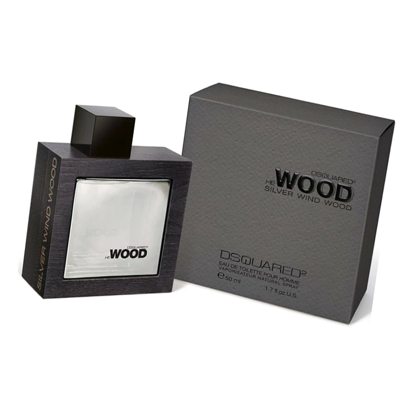 Мужской парфюм Dsquared 2 He Wood Silver Wind Wood 50 мл - Хи Вуд Сильвер Винд Вуд