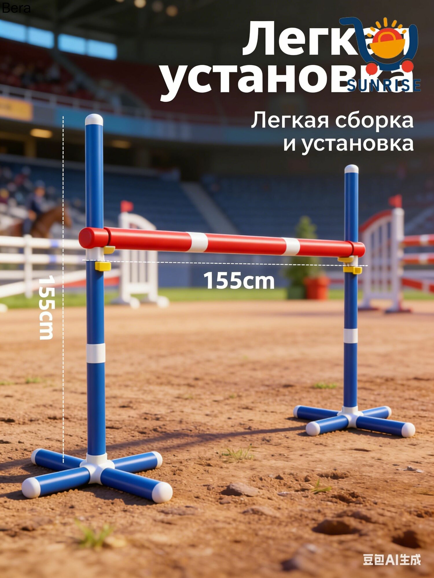 Барьер для дрессировки лошадей и собак