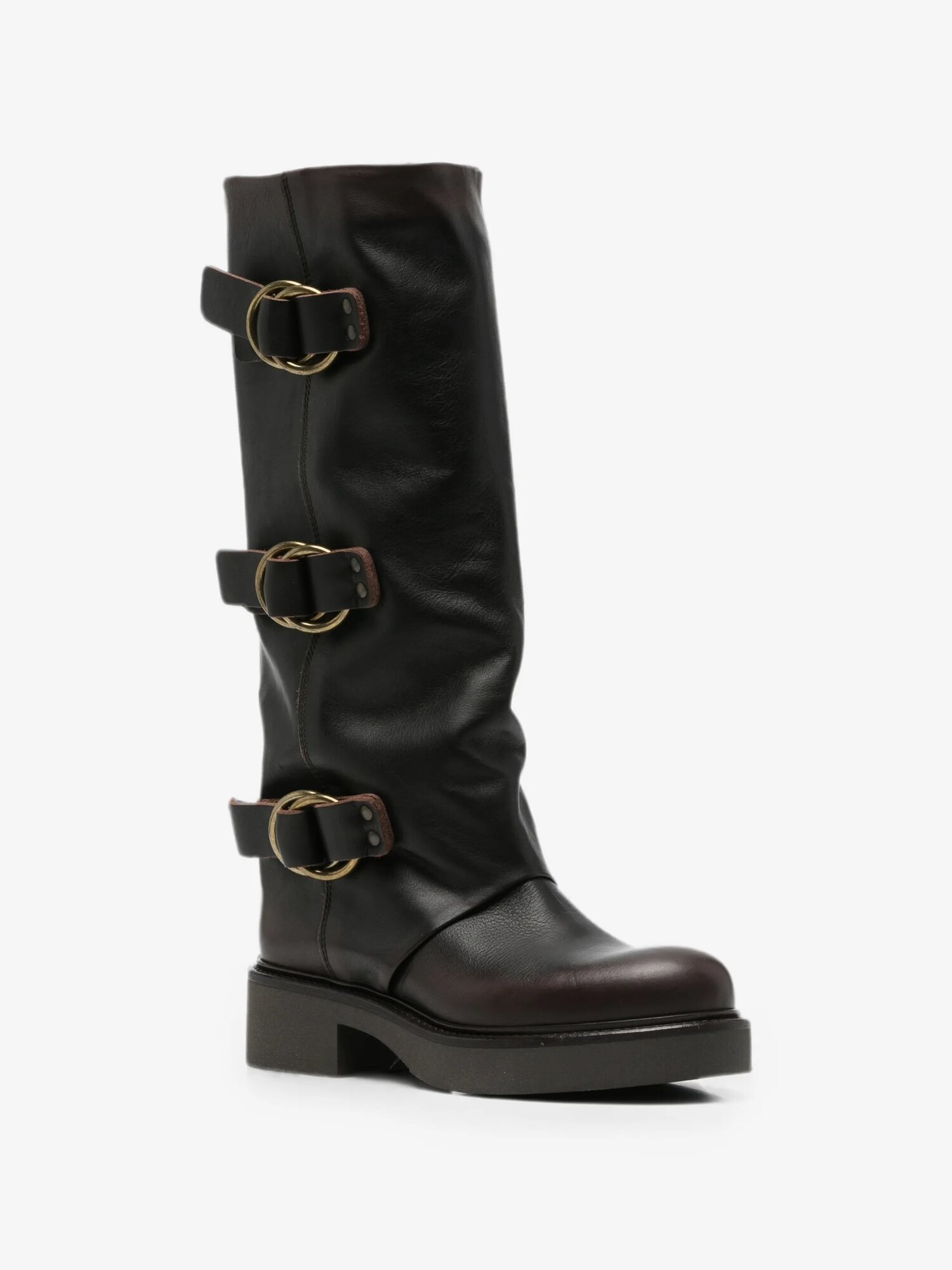 Ботинки Metisse Buckle-fastening leather boots, размер 40 — фото 1