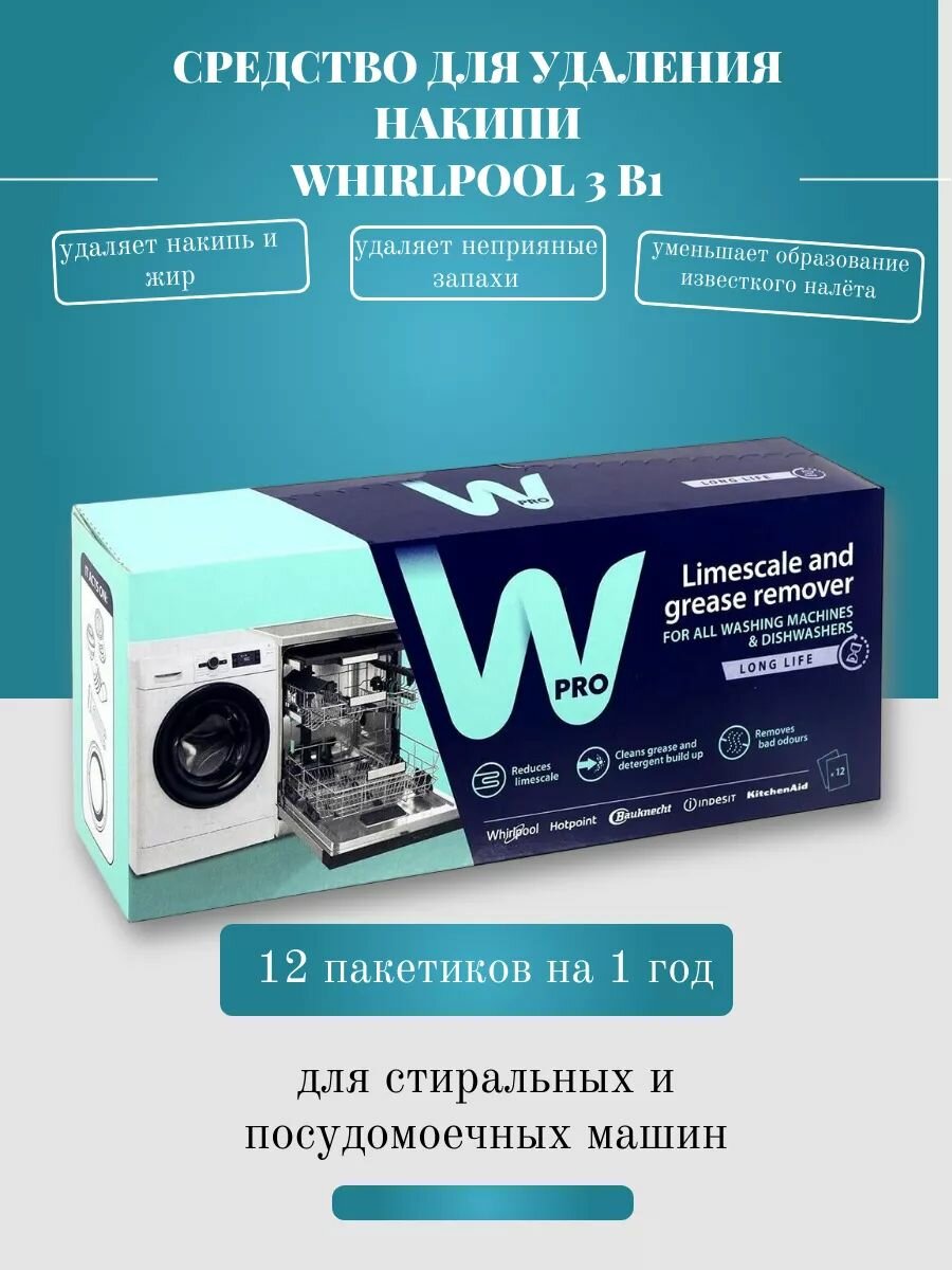 Средство для удаления накипи и жира Professional Wpro