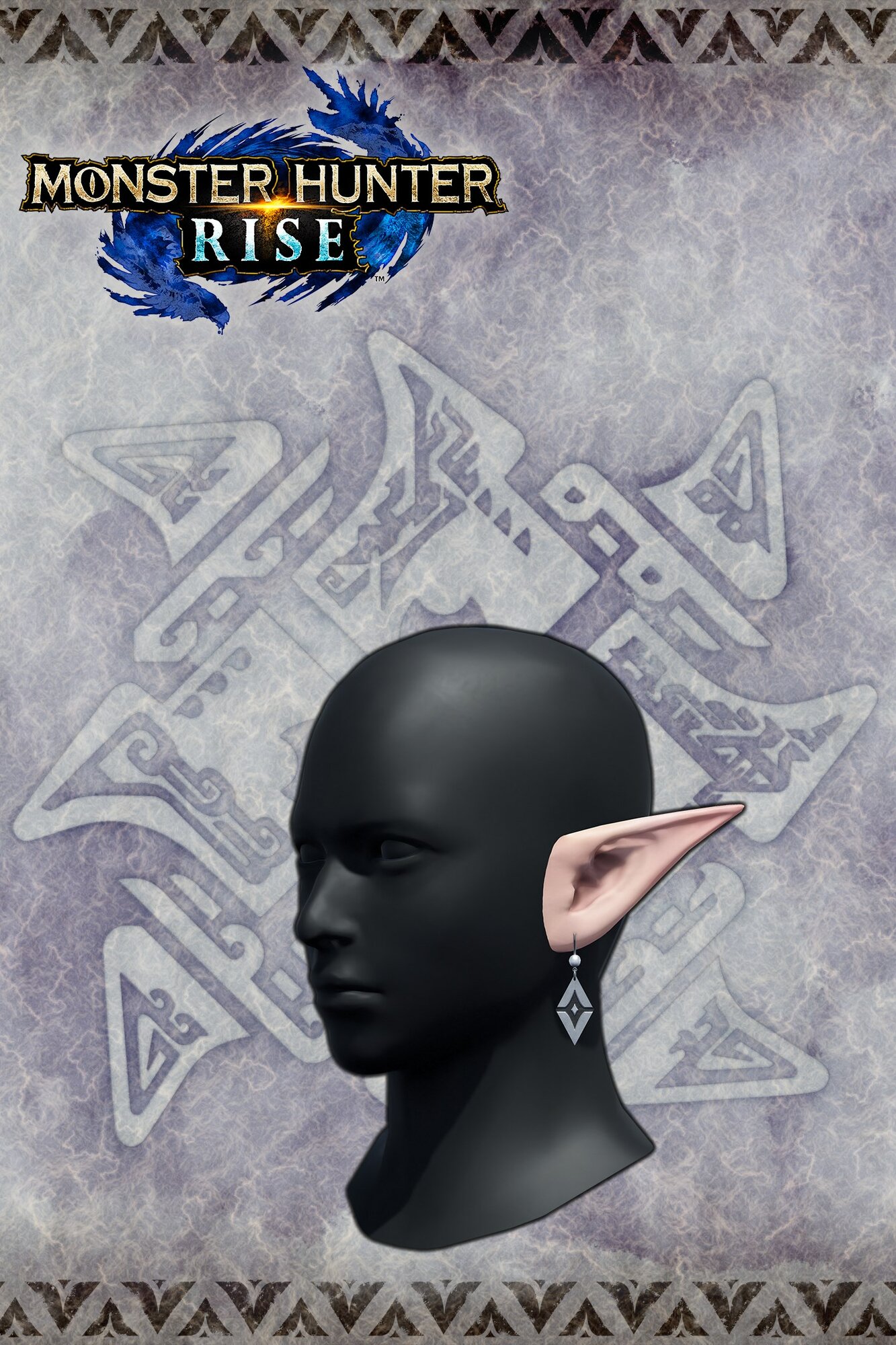 Дополнение "Wyverian Earrings" Hunter layered armor piece — Xbox Series X|S, Xbox One, PC