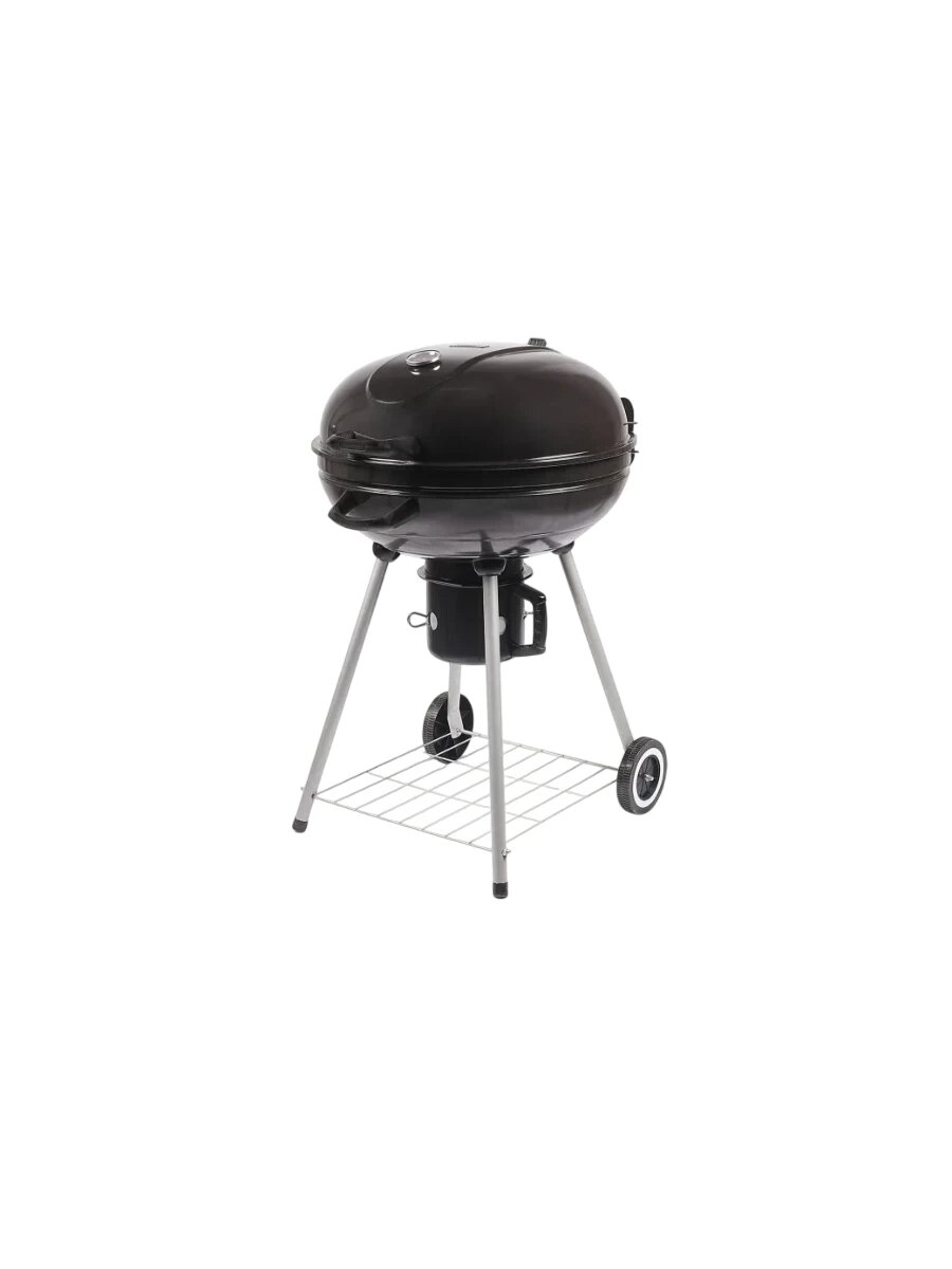 Угольный гриль START GRILL BISON , 22" (черный, с колесами, термометром, решеткой для подогрева)