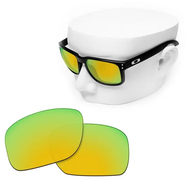 Линзы Oakley Holbrook Mix 24K Gold Mirror, белые