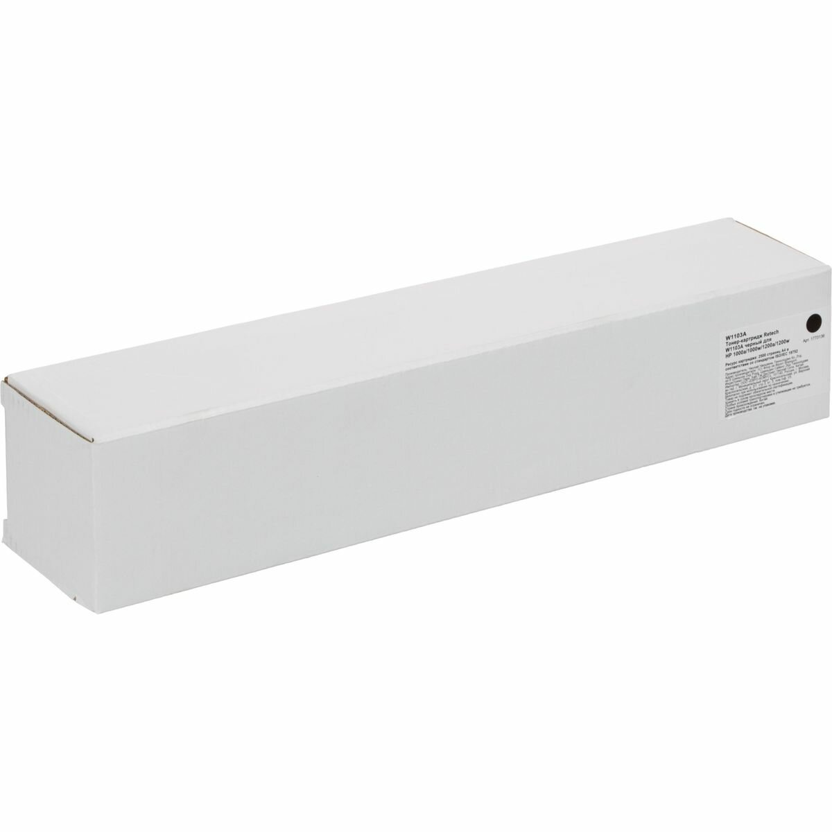 Комплект заправочный Retech W1103A чер. для HP 1000a/1000w/1200a/1200w (1773136)