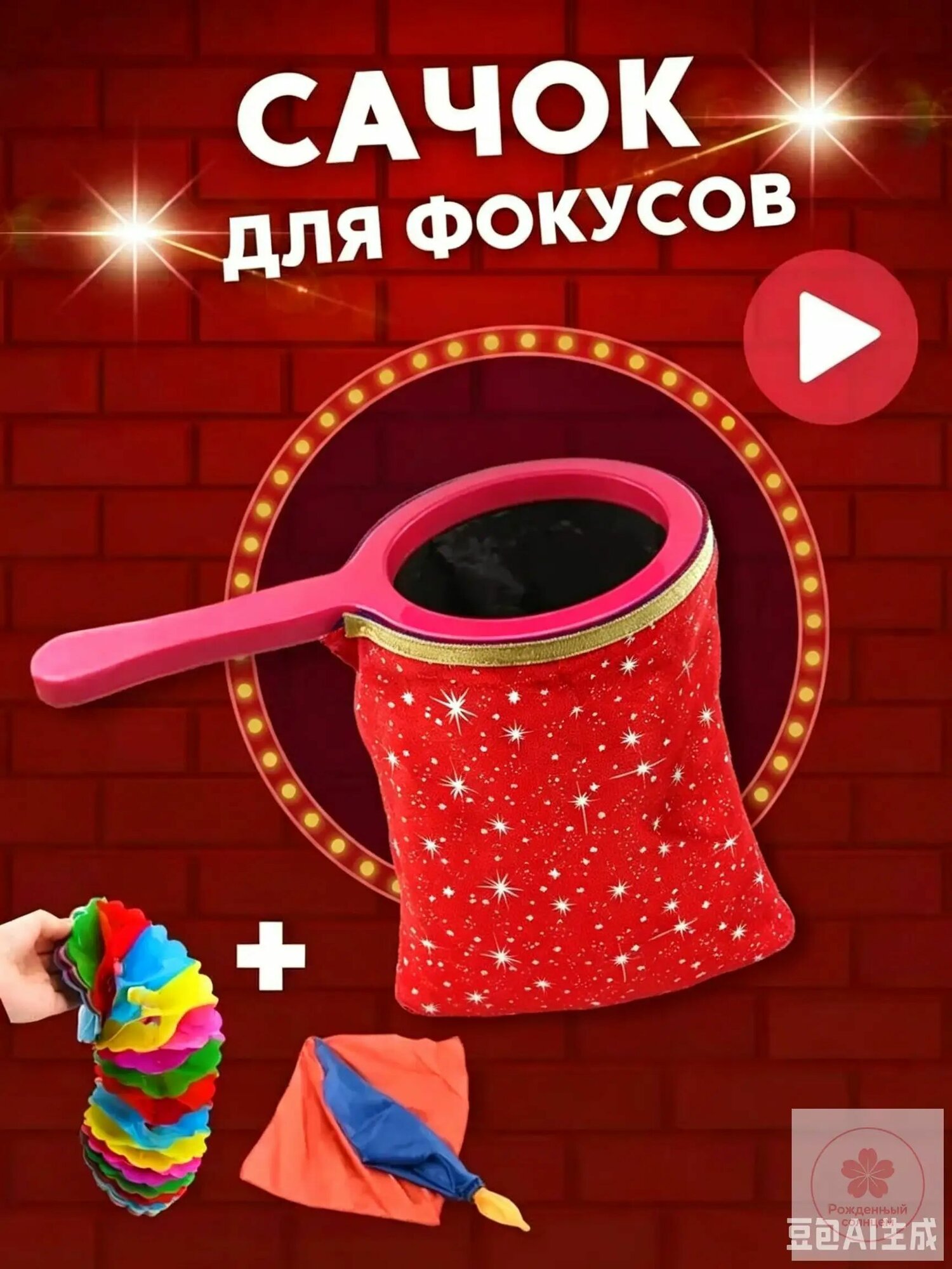 Волшебная сумка для превращений реквизит для мгновного появления и исчезновения, идеально подходит для начинающих и профессиональных фокусов.