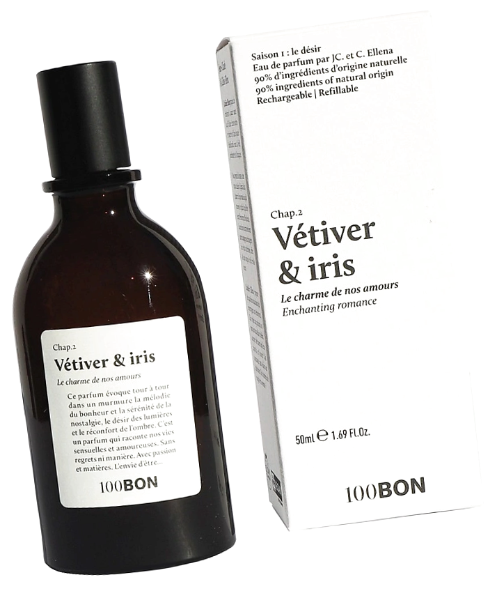 Для женщин парфюмерная вода 100BON Vetiver and Iris 100 мл - Ветивер и Ирис 100 Бон