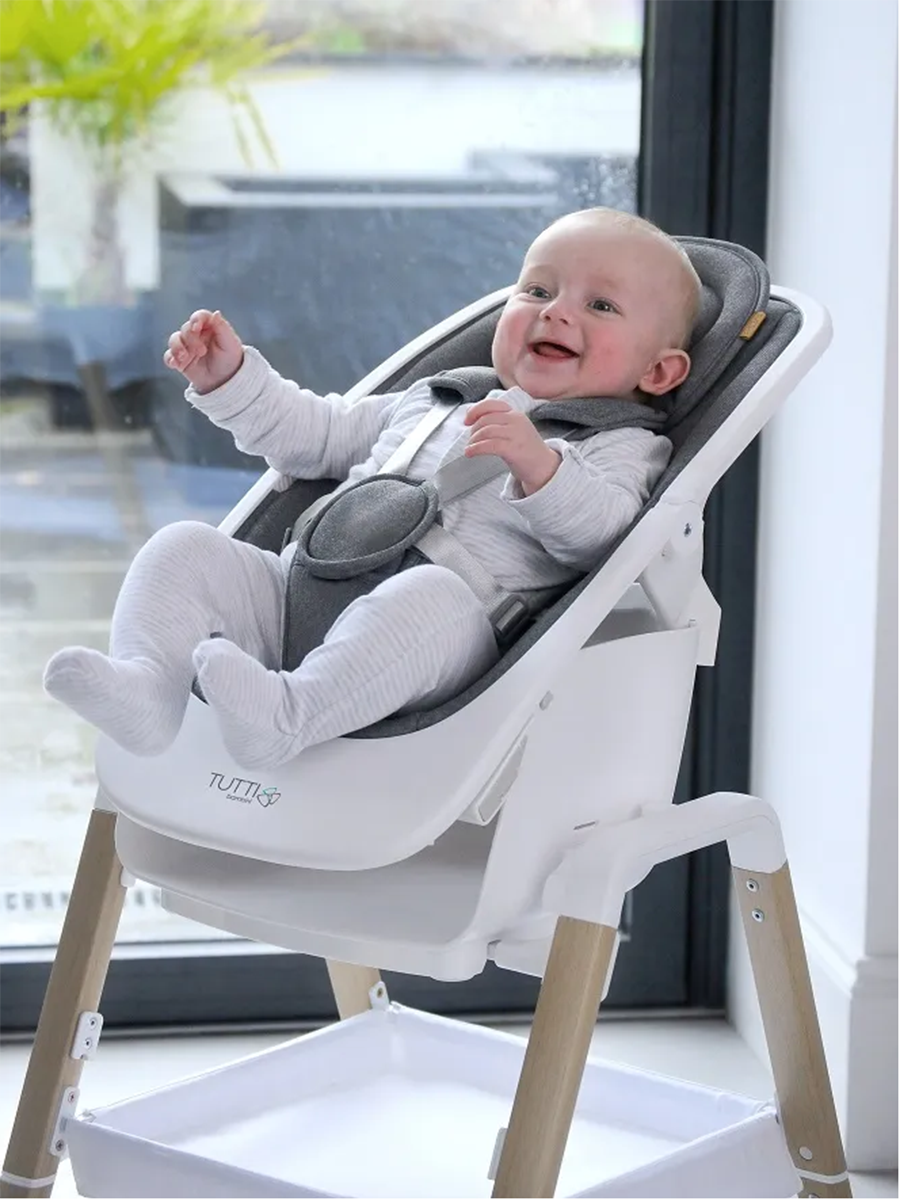 Стул Tutti Bambini для кормления High chair NOVA Complete Белый/Дуб (White/Oak) 611010/3511B