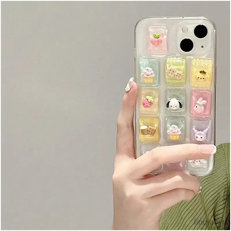 Чехол для iPhone MINISO Sanrio Hello Kitty прозрачный, Sanrio, for iPhone14